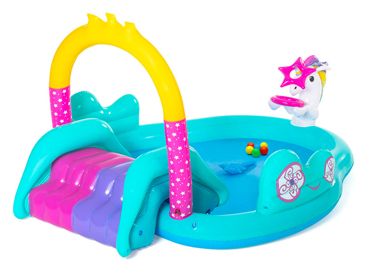 JUEGO INFLABLE BESTWAY 53097 MAGICAL UNICORNIO