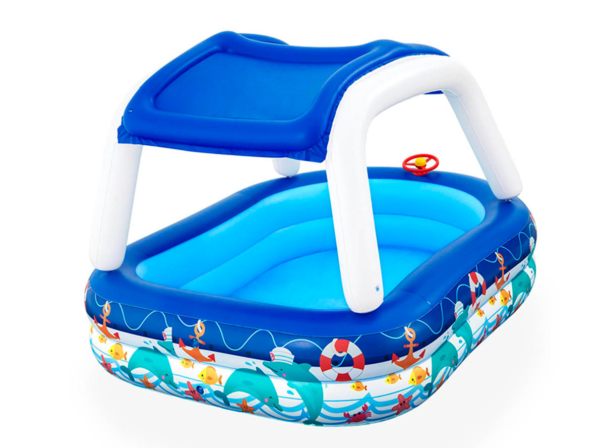 Ripley - PISCINA INFLABLE BESTWAY 54370 TAPASOL 39 CM X 14 CM