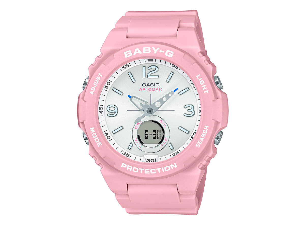 Ripley - RELOJ CASIO MUJER ANÁLOGO BGA-260SC-4A
